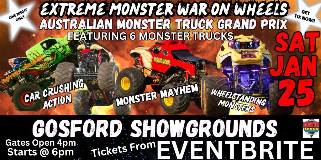 Gosford Grand Prix!! | Monster Truck Promotions Australia